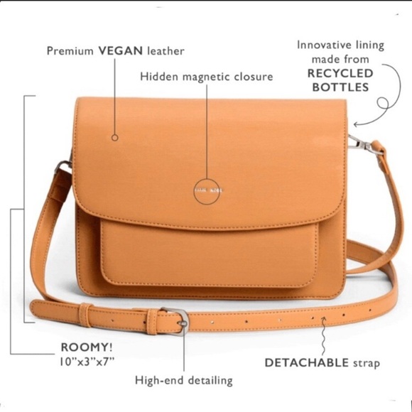 Pixie Mood | Bags | Pixie Mood Zoe Crossbody In Vegan Leather Tan | Poshmark